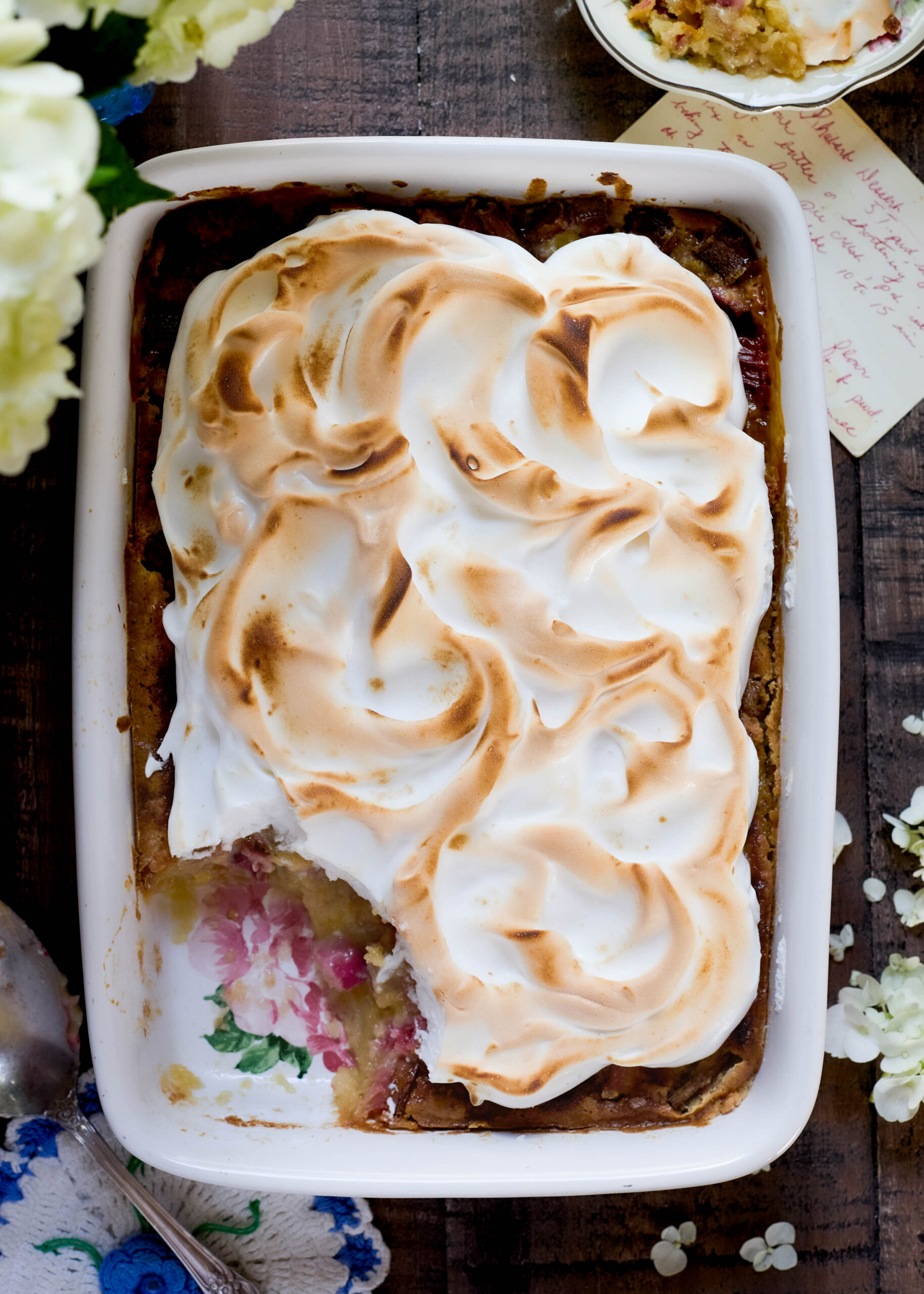 Rhubarb Meringue Dessert - Edible Minnesota